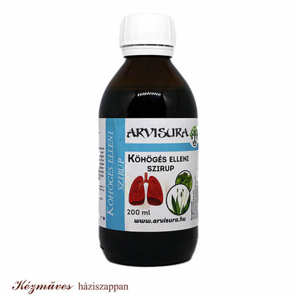 Köhögés elleni szirup 200ml – Kézműves háziszappan Orosháza ...